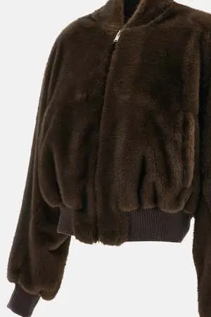 Stella McCartney Bomber Effetto Visone