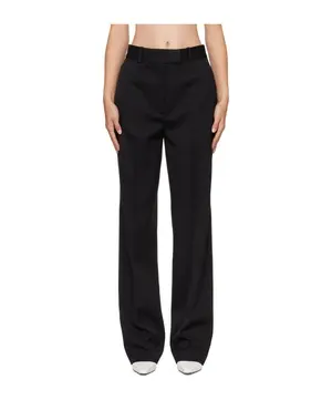 RÓHE Casual Trousers With Belt Loops - Black