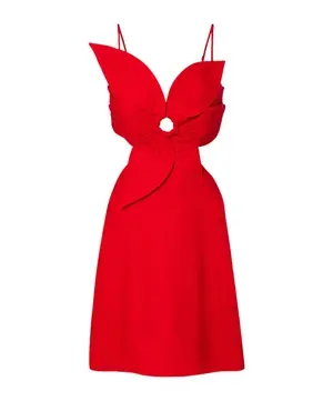 Farm Rio Flower Linen-blend Minidress