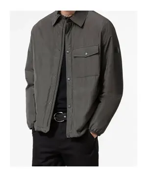 Burberry Logo Patch Press-stud Jacket