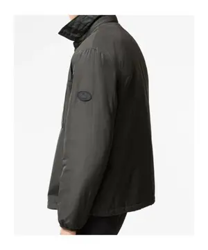 Burberry Logo Patch Press-stud Jacket