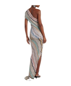 Missoni Wave One-shoulder Maxi Dress