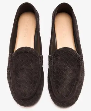 Bottega Veneta Silenzio Loafers - Brown