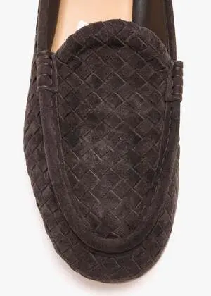 Bottega Veneta Silenzio Loafers - Brown