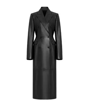 Alaïa Soft Lambskin Tailored Coat
