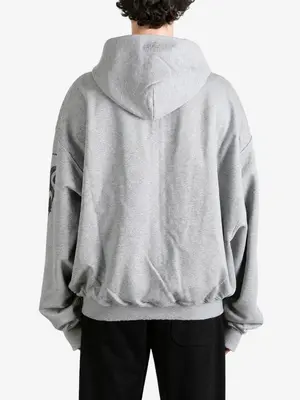 Vetements Graphic-print Zip-up Hoodie