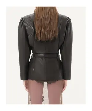 Valentino Garavani Long-sleeve Leather Jacket