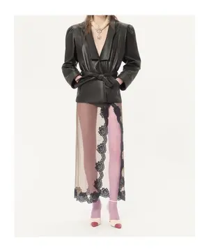 Valentino Garavani Long-sleeve Leather Jacket