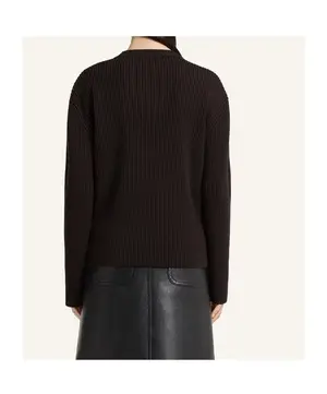 COURREGES Ribbed-knit Merino Sweater