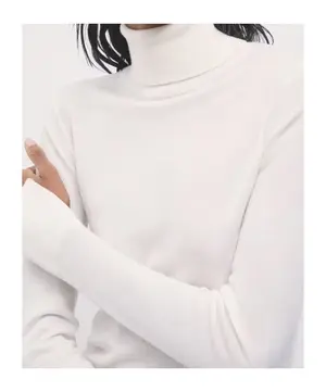 Patrizia Pepe Turtleneck Knit Top