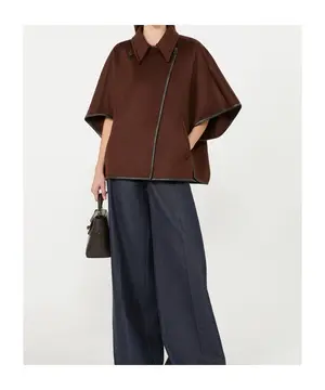Max Mara Shawl-collar Cape