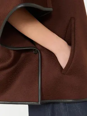 Max Mara Shawl-collar Cape