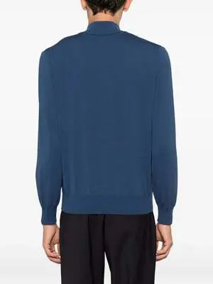 Canali Jersey Media Cremallera - Blue