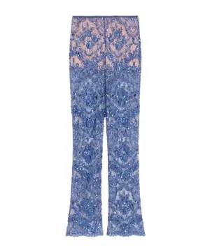 Valentino Garavani Embroidered Lace Pants