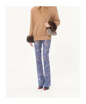 Valentino Garavani Embroidered Lace Pants