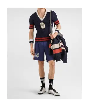 Dolce & Gabbana Dolce Gabbana Logo Patch Ribbed Pullover