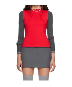 SHUSHU/TONG Round-neck Sleeveless Top