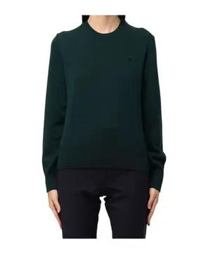 AMI Paris Crew-neck Long-sleeve Sweater