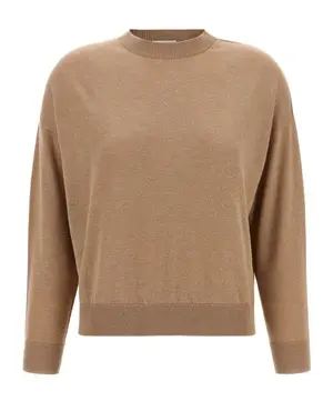 Peserico Relaxed Lurex Knitted Sweater