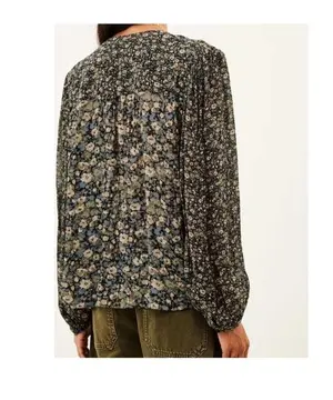 Ba&sh Floral Print Ruffle-detail Blouse