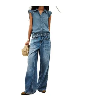 Ba&sh Yoyo Ruffled Sleeveless Shirt