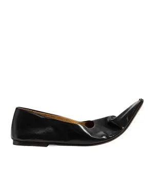 Khaite Square-toe Ballet Flats