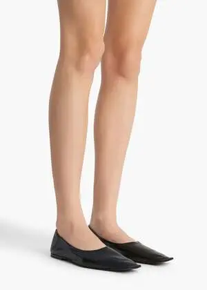 Khaite Square-toe Ballet Flats