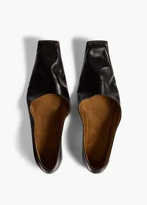 Khaite Square-toe Ballet Flats