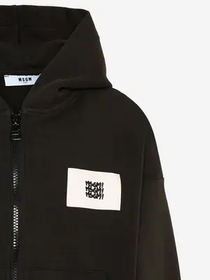 MSGM Hooded Zip Sweatshirt