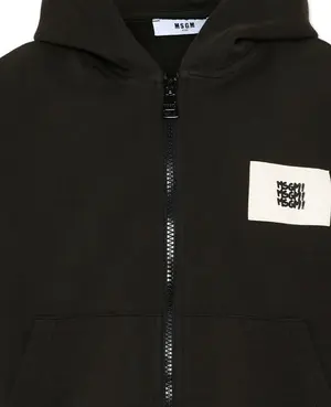 MSGM Hooded Zip Sweatshirt
