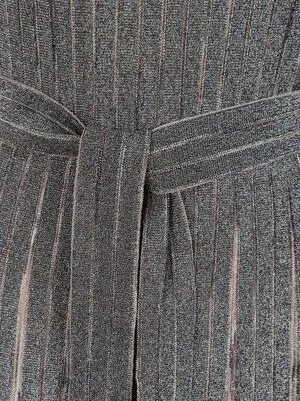 Missoni Long Lamé Belt Dress