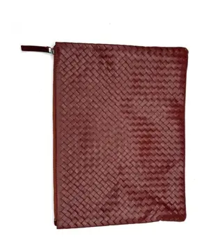Dragon Diffusion Woven Clutch - Red
