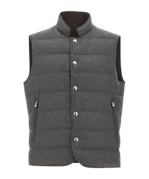 Eleventy Reversible Padded Down Vest