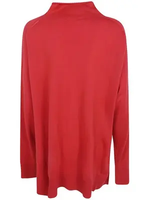 Magda Butrym Rosette-detail Asymmetric Sweater