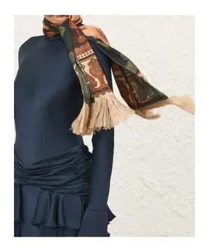 Zimmermann Printed Tassel Shawl