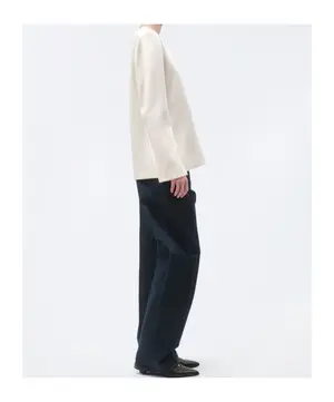 Carven Long Sleeve Shift Top In Double Satin