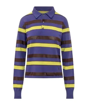 J.W.ANDERSON Jw Anderson Striped Rugby Knit Top - No