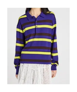 J.W.ANDERSON Jw Anderson Striped Rugby Knit Top