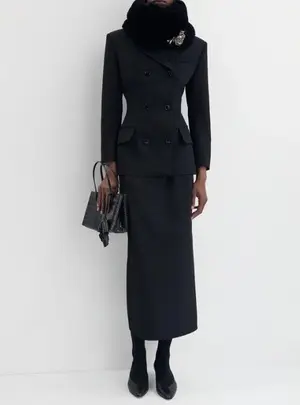 Magda Butrym Column Wrap Skirt