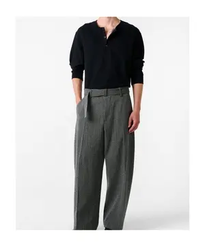 Studio Nicholson Henley Long Sleeve T-shirt