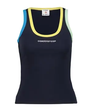 Casablanca Crew-neck Tank Top - Blue