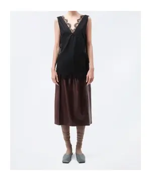 Carven Lingerie Top In Flannel