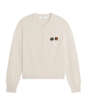Maison Kitsuné Double Fox Head Patch Cardigan