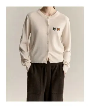 Maison Kitsuné Double Fox Head Patch Cardigan