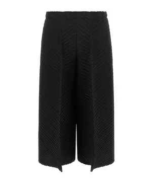 Issey Miyake Tubular Pleats Trousers - Black
