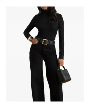 Ralph Lauren Logo-plaque Turtleneck Sweater