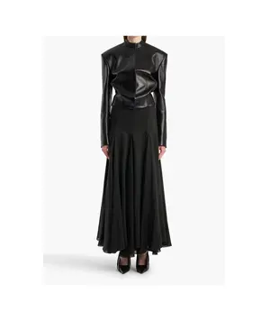 Khaite Long-sleeve Leather Jacket