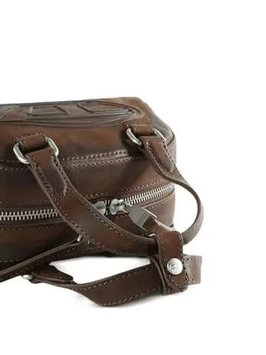DIESEL® Oval D Leather Shoulder Bag