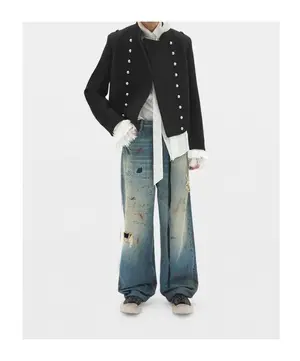 ANN DEMEULEMEESTER Long-sleeve Casual Jacket