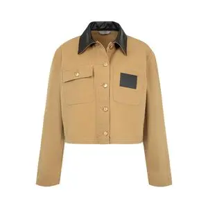Balenciaga Cropped Workwear Jacket 'beige - Cream